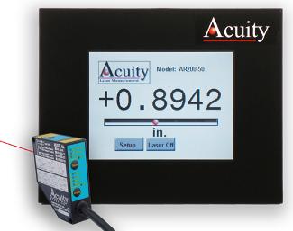 Acuity Lasers Releases New 5.7” Touch Panel Display