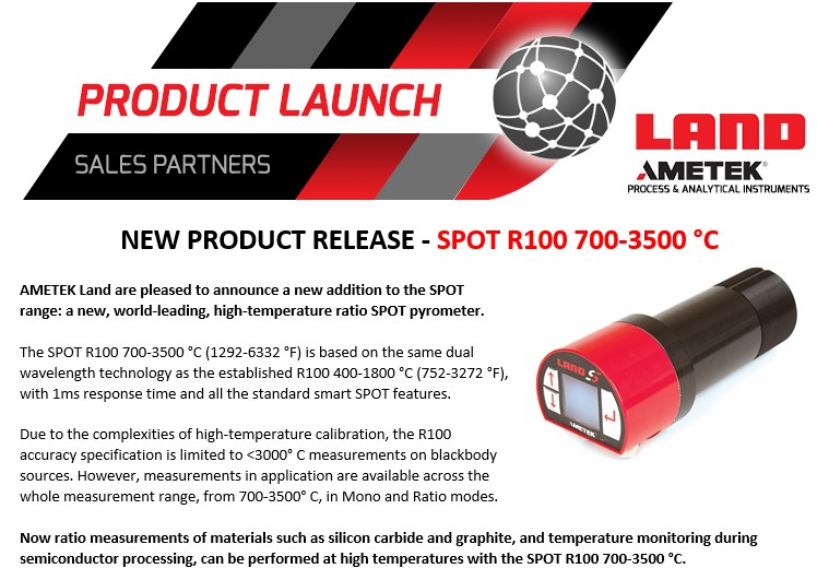 AMETEK LAND LAUNCHES NEW RANGES TO THE SPOT PYROMETER!! | FLW Southeast